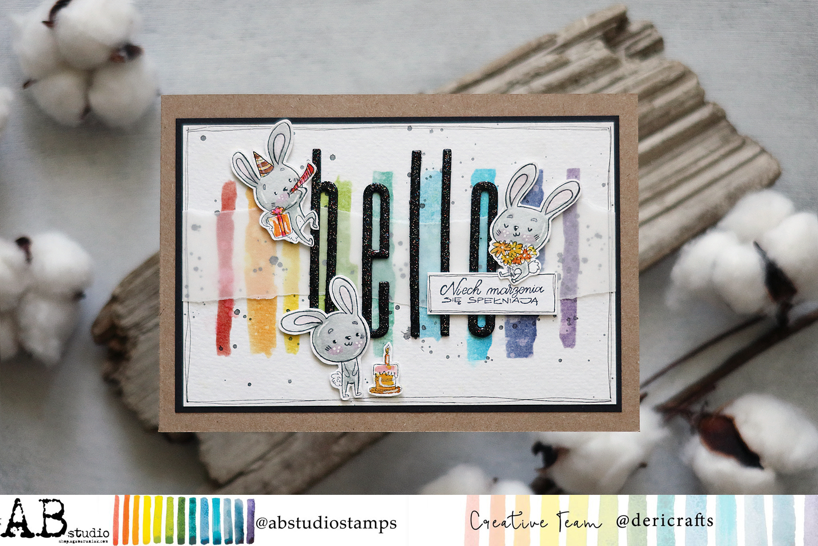 Hello- inspiracja dla ABstudio Stamps
